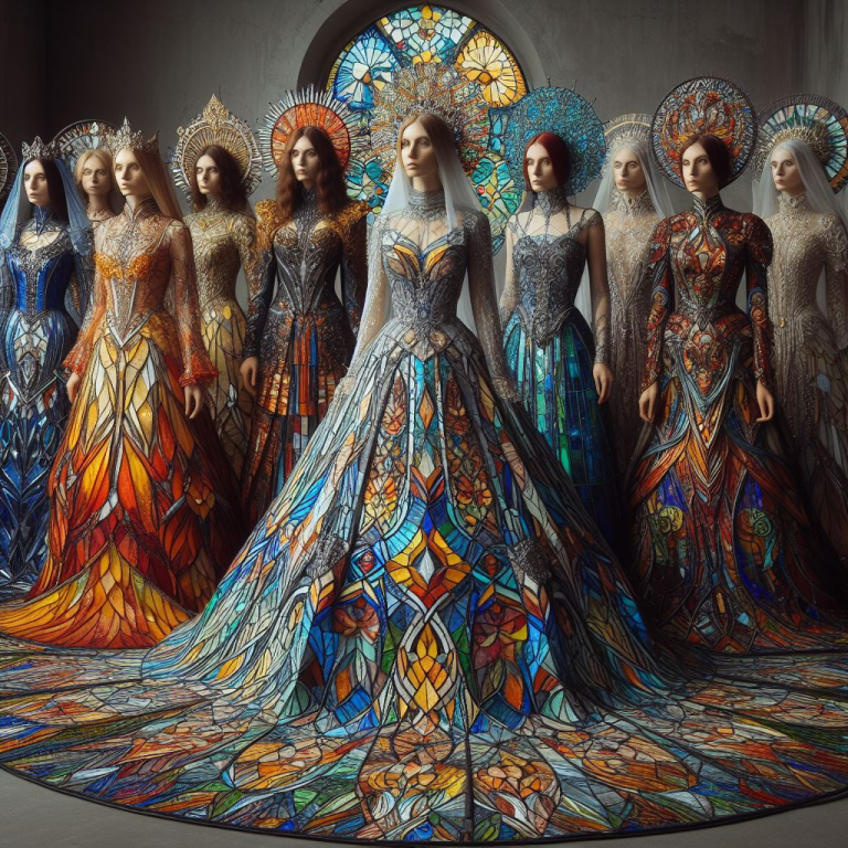 A Timeless Journey: The History of Women’s Dresses Shown in Glass ...